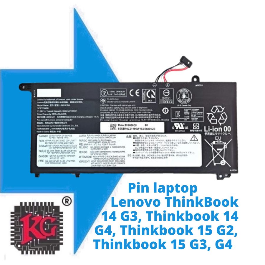 Thay Pin laptop Lenovo Thinkbook 14 G3, Thinkbook 14 G4, Thinkbook 15 ...